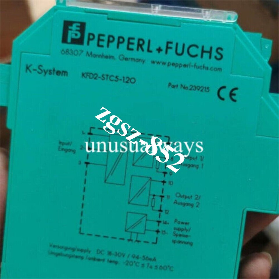 Pepperl+Fuchs KFD2-STC5-1.20 Safety Barrier Brand New Fast Shipping ...