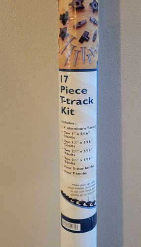 Rockler 17-Piece Universal T-Track Set 4ft Aluminium T Track Kit 4 ...