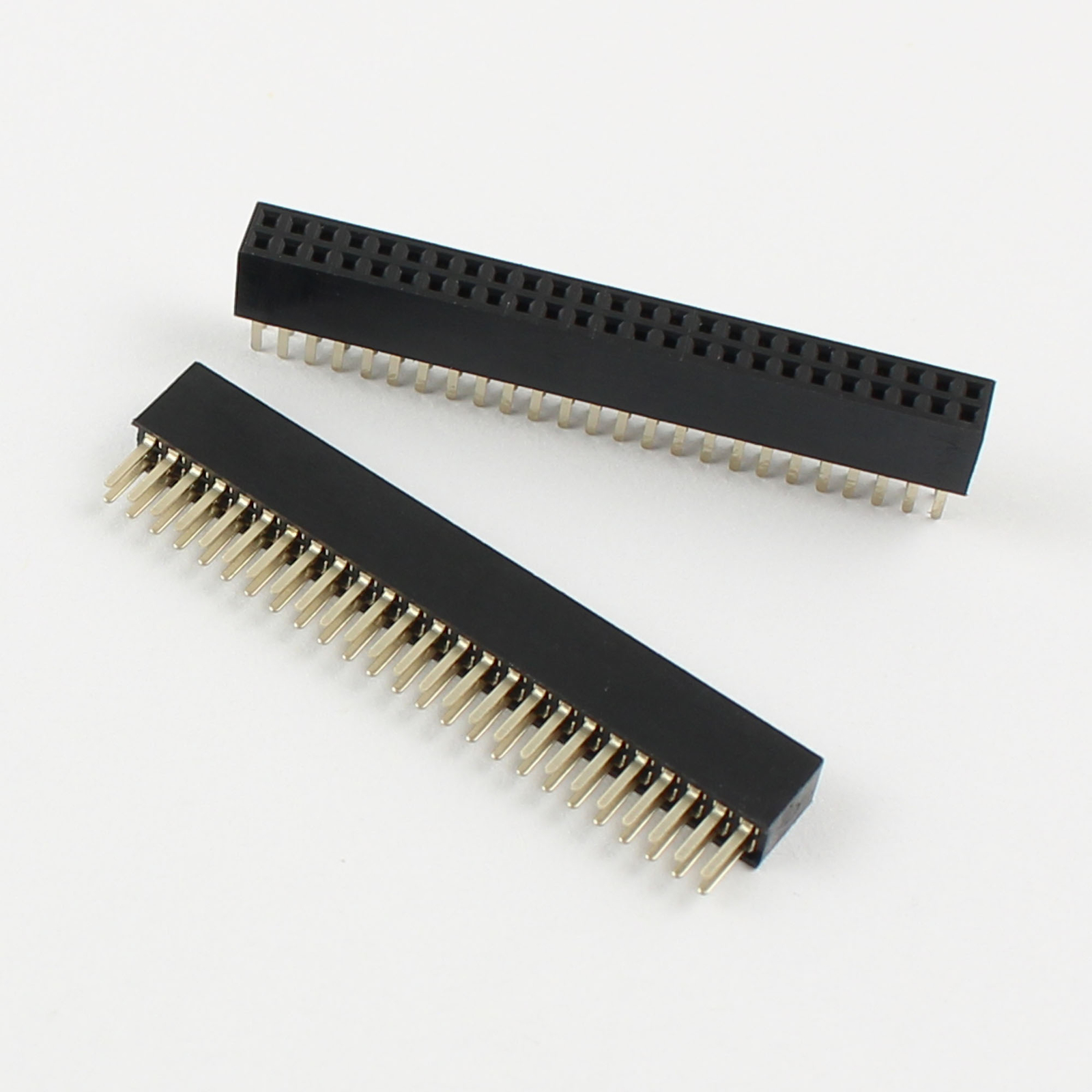 10 Pcs 1.27mm Pitch 2x25 Pin 50 Pin Female Double Row Straigh Pin ...