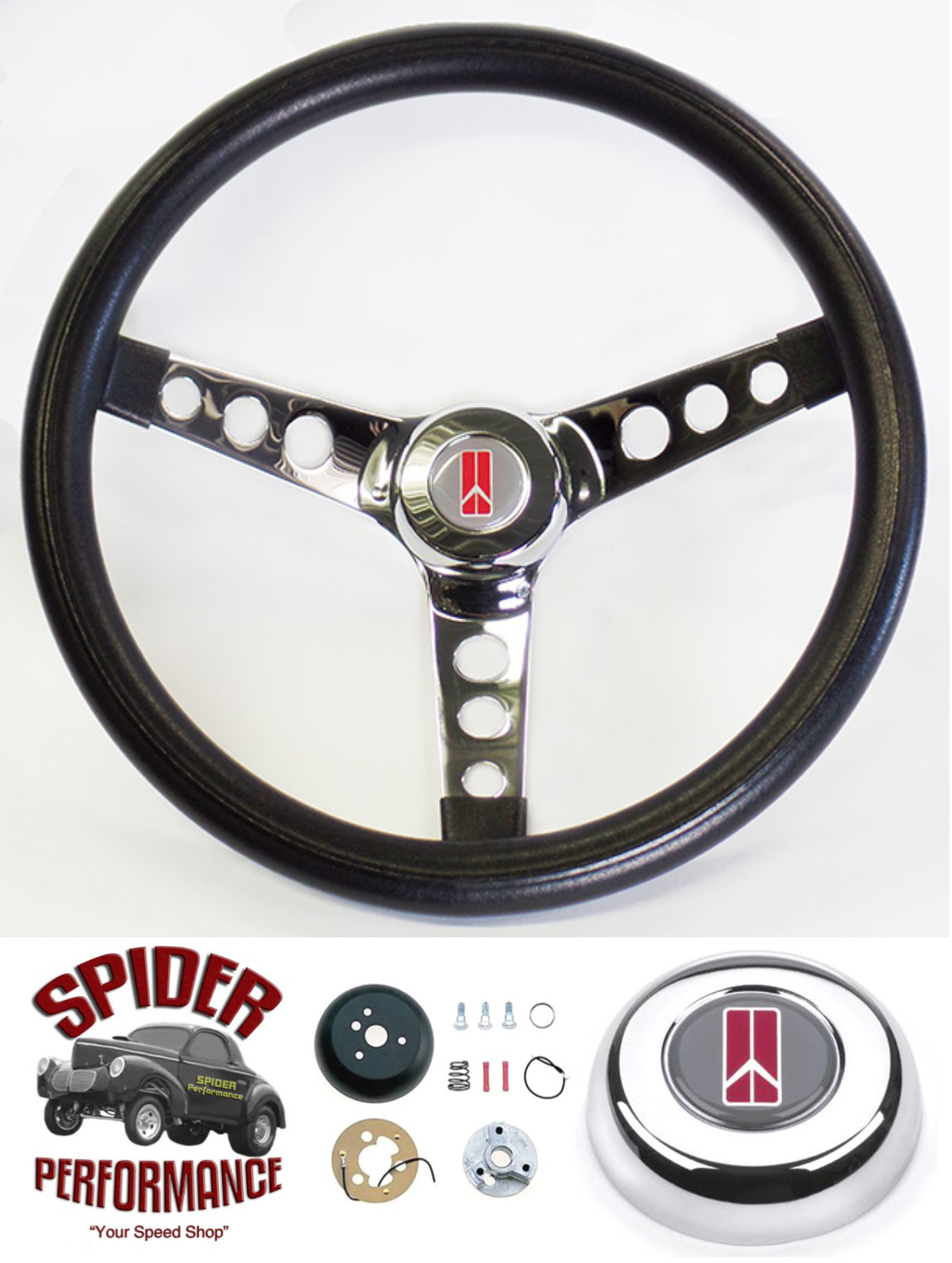 1964-1966 Cutlass F85 442 Jetstar Starfire steering wheel 13 1/2 ...