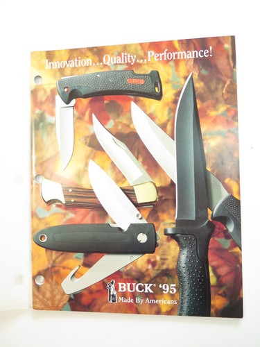 BUCK '95, NEW 1995 BUCK KNIVES CATALOG WITH PRICE LIST, 47 PAGES FREE ...