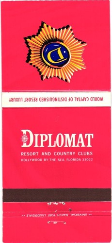 Diplomat, Resort And Country Clubs, Hollywood-by-the-Sea Vintage ...
