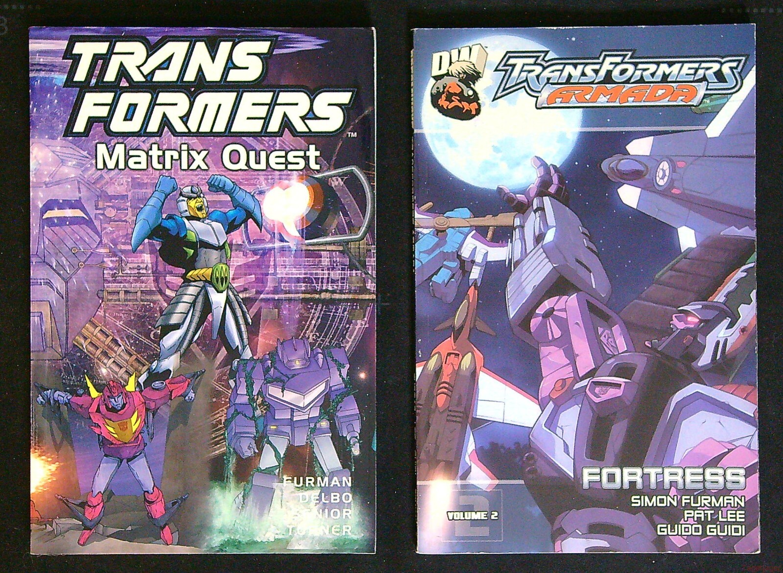 The Transformers Comic Lot - Armada - Fortress & Matrix Quest TPB ...