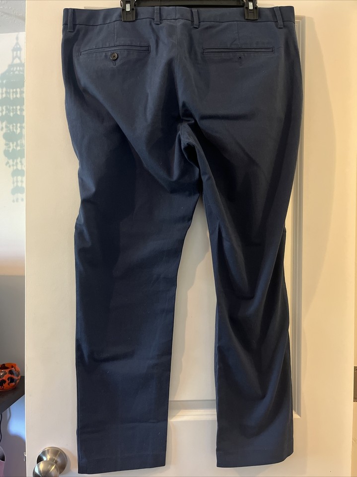 Bonobos Pants Mens 38x30 Blue Weekday Warrior Thursday Slim Fit Dress ...