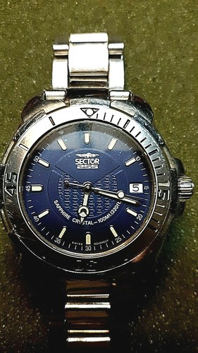 MENS SECTOR NO LIMITS SNL 255 DATE -TIME WATCH | eBay