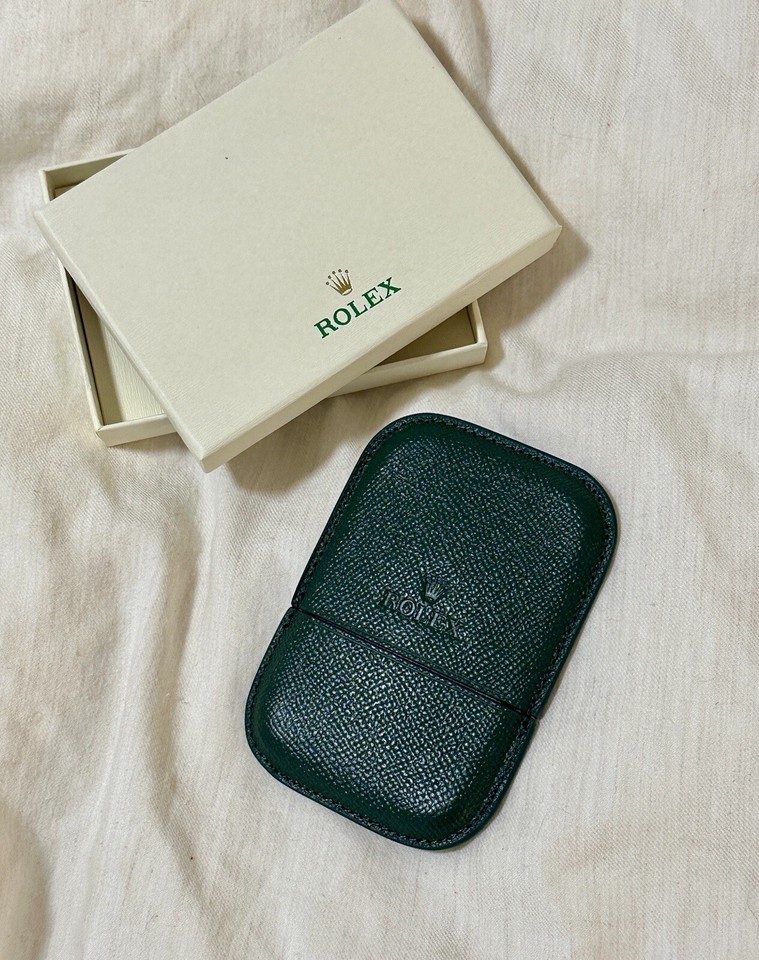 Rolex Card Holder Case Wallet Genuine Leather AD VIP Gift AUTHENTIC | eBay