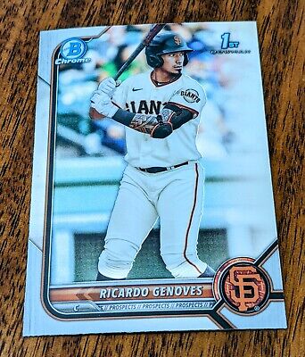 2022 Bowman Chrome Prospects 1st #BCP-60 Ricardo Genoves San Francisco ...