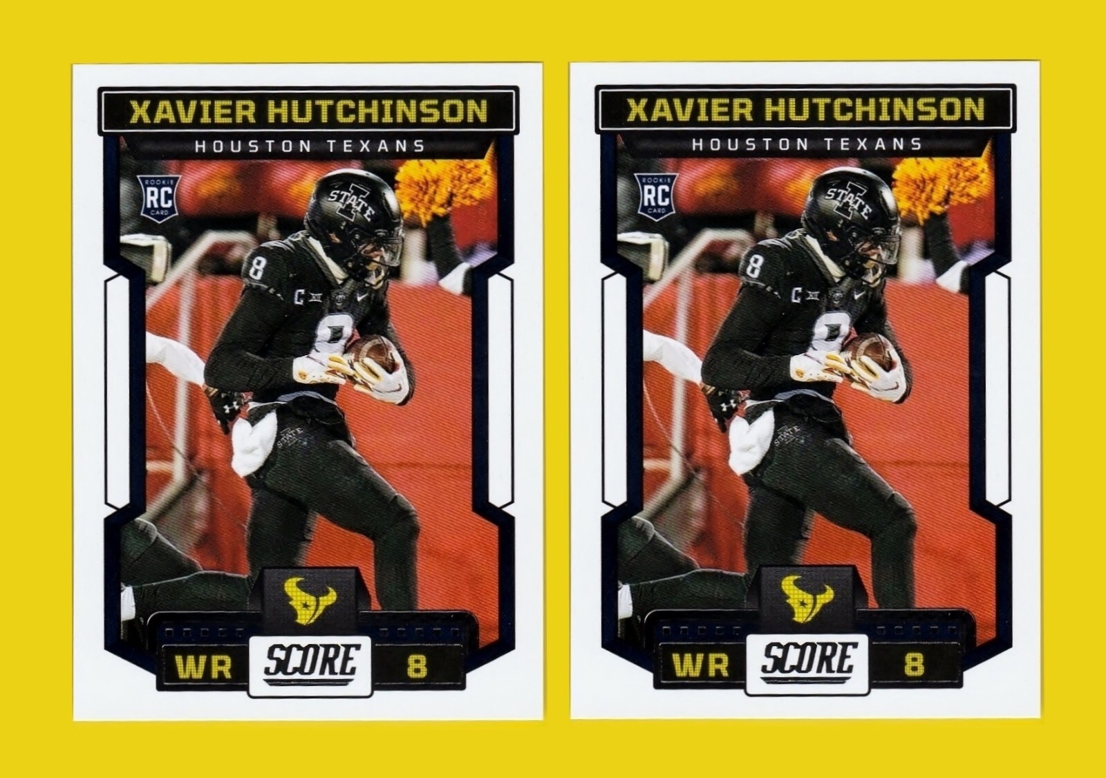 2023 Score 356 Xavier Hutchinson RC 2 Rookie Card Lot Texans WR | eBay