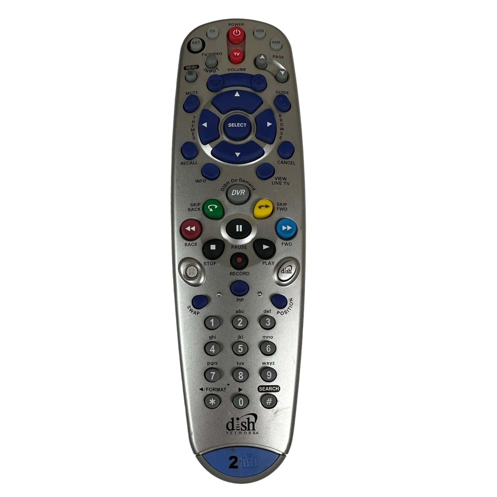 Dish Network Bell Express VU 6.4 Remote Control TV2 #2 IR/UHF PRO ...