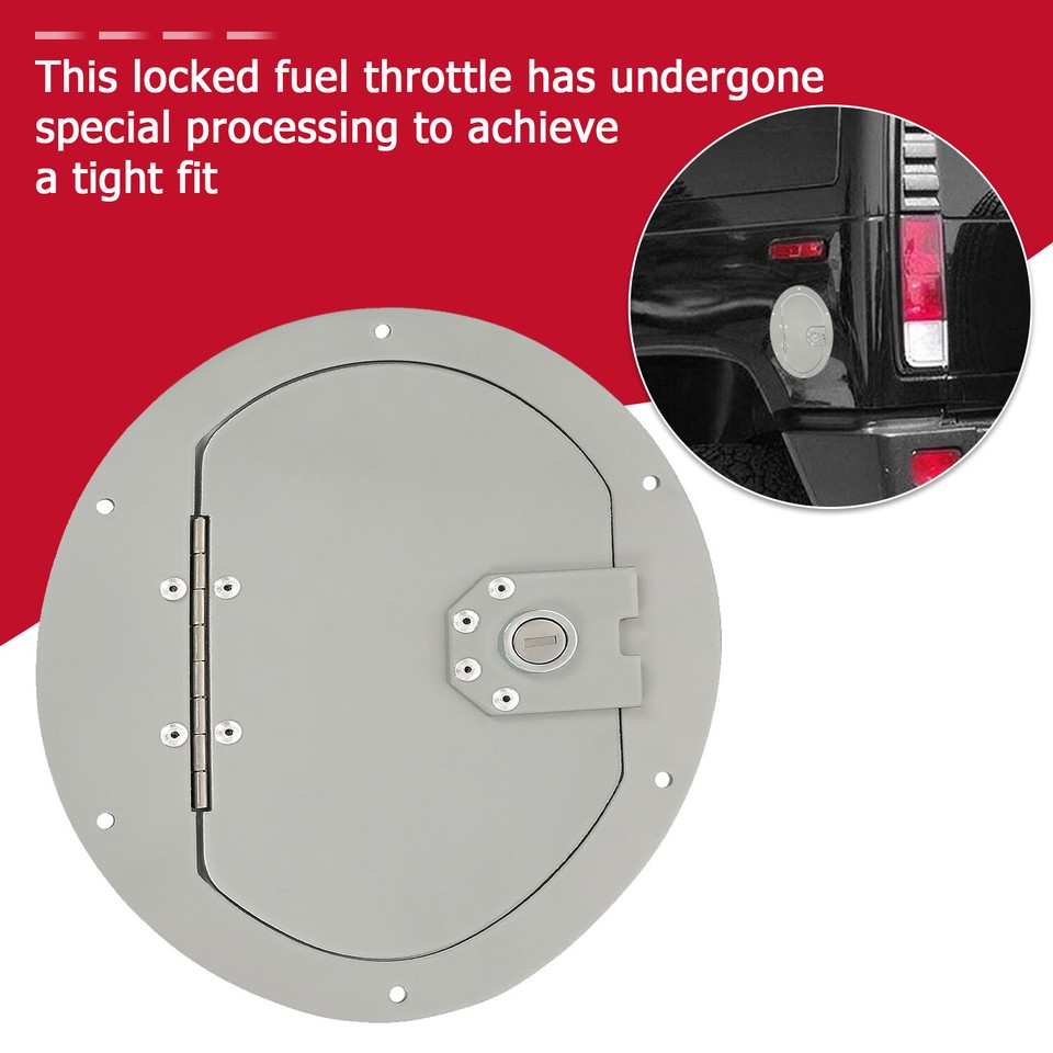 Locking Fuel Door Gas Tank Cap Cover For HMMWV/ Humvee / Hummer M998 ...