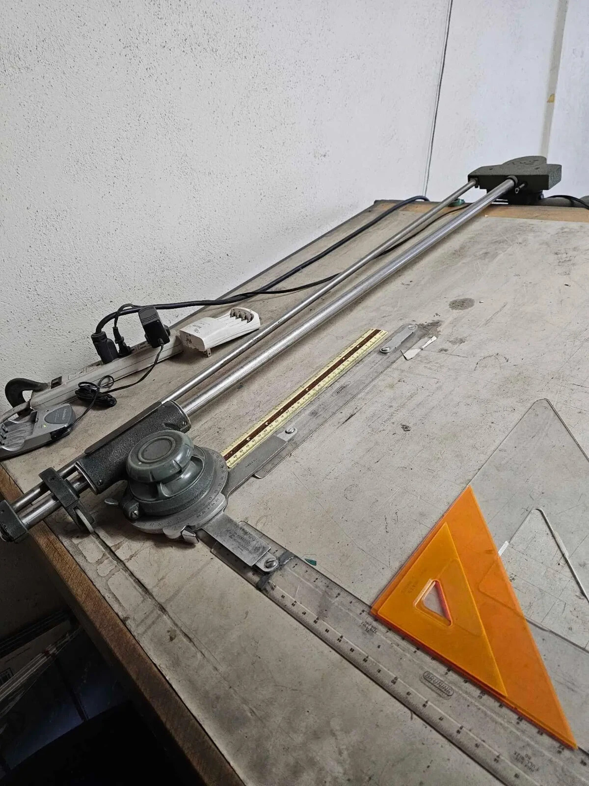 Vintage Keuffel & Esser K&E Paragon Drafting Machine Arm , track, Vemco ...