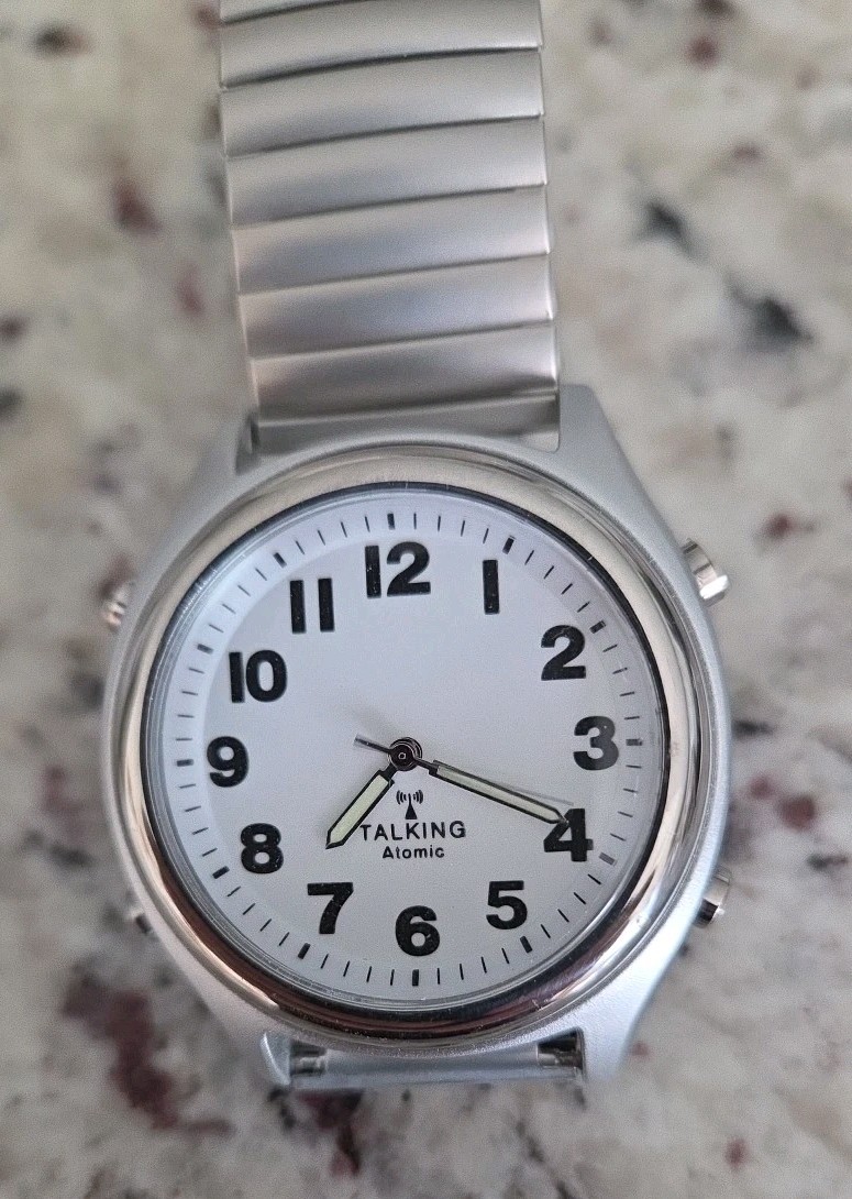 Talking Atomic Wristwatch, With Batteries, Tested, Wo… - Gem