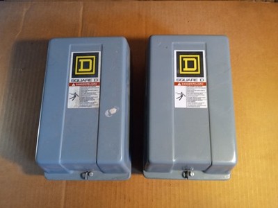 Lot Square D Nema Size 1 Starter 8502SCO2S 200V-575V 7.5-10HP & 2 ...