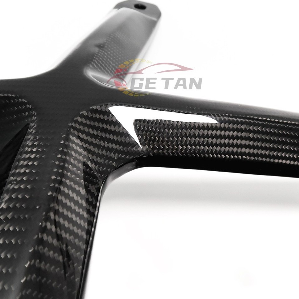 Dry Carbon Fiber Rear Engine X-Brace Struct Bar For 20-Up Corvette C8 ...