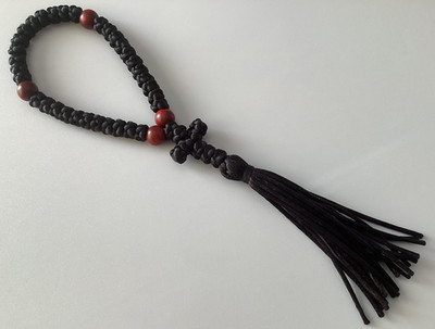 Handmade Orthodox Christian Prayer Rope 33 Knots with Cross BLACK | eBay UK