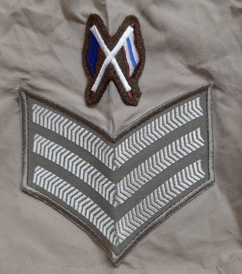 No2 Shirt British Army FAD Uniform Short Sleeves With Rank or Other ...