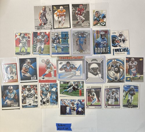 Carolina Panthers Football Card Lot: (25) Cards, All Cards In Photos ...