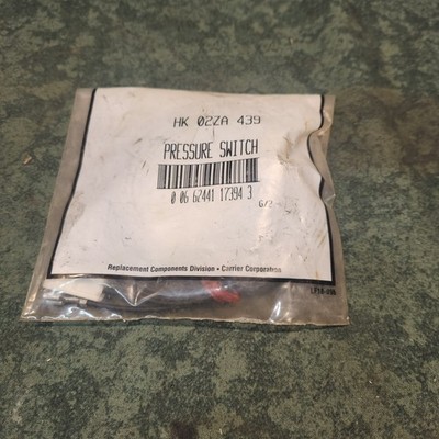 Pressure Switch - PRESSURESTAT HK02ZA439 Carrier (29884-Tub-F) | eBay