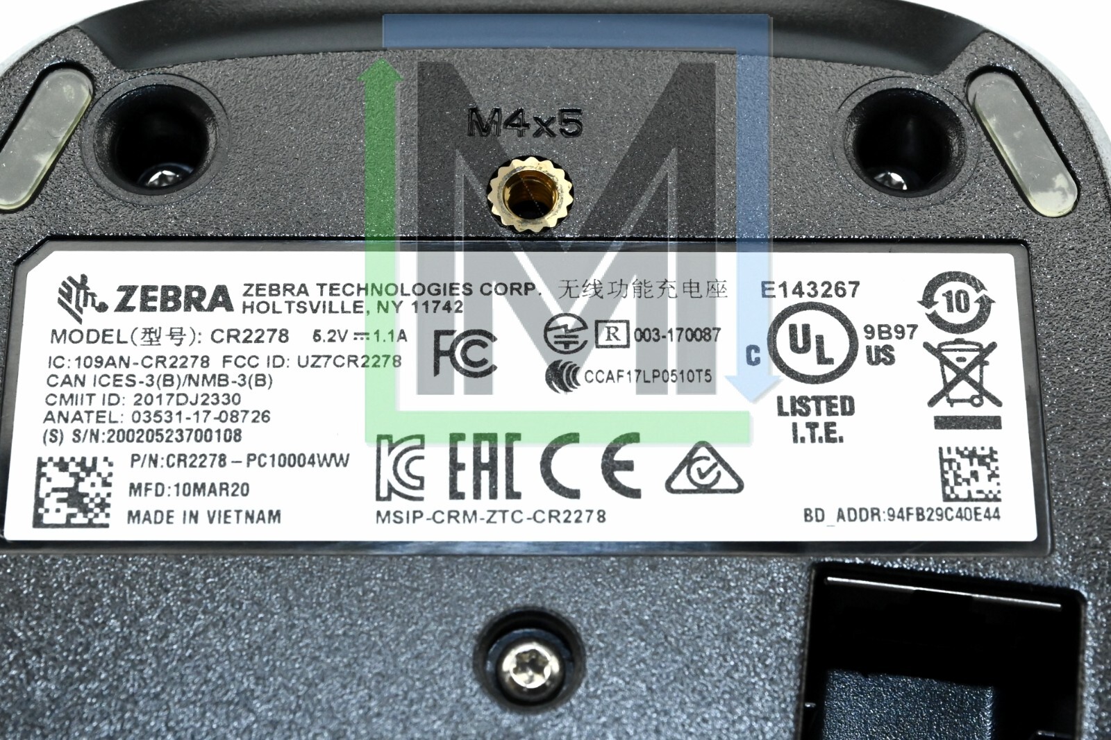 Zebra+CR2278+Presentation+Cradle+-+Barcode+Scanner+Docking+Cradles for ...