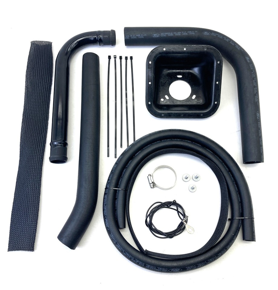 Ford Fuel Filler Neck Conversion Kit F350 450 550 600 SD Chassis 6.7L ...