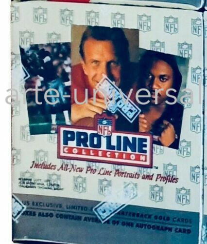NFL PRO LINE COLLECTION 1991 1992 Football CARDS rookies & autographs 🔥 ...