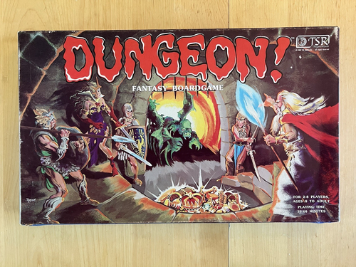 Dungeon! TSR Fantasy Board Game 99.9% Complete D&D 1981 | eBay