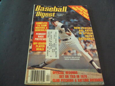 Baseball Digest Apr 1979 Annual Player Facts, ID:35425 | eBay
