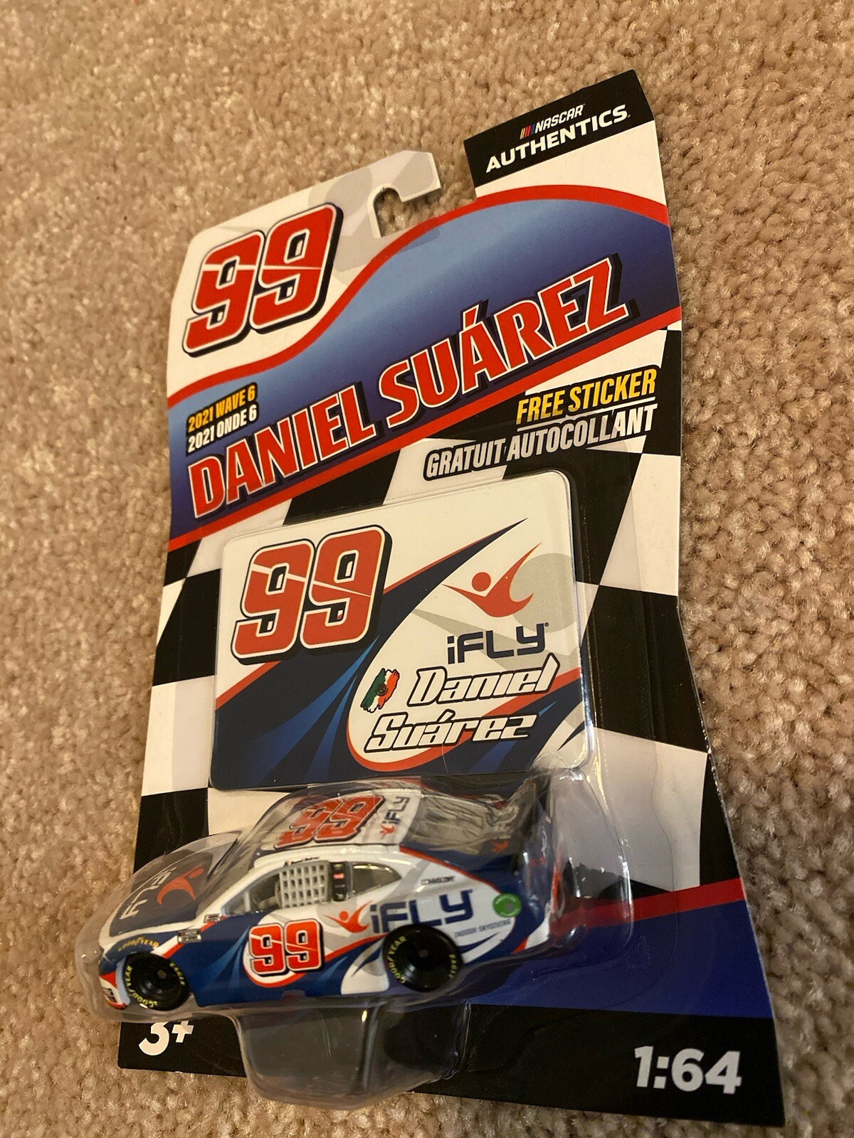 Nascar Authentics Daniel Suarez #99 iFly 2021 Wave 6 1/64 Diecast | eBay