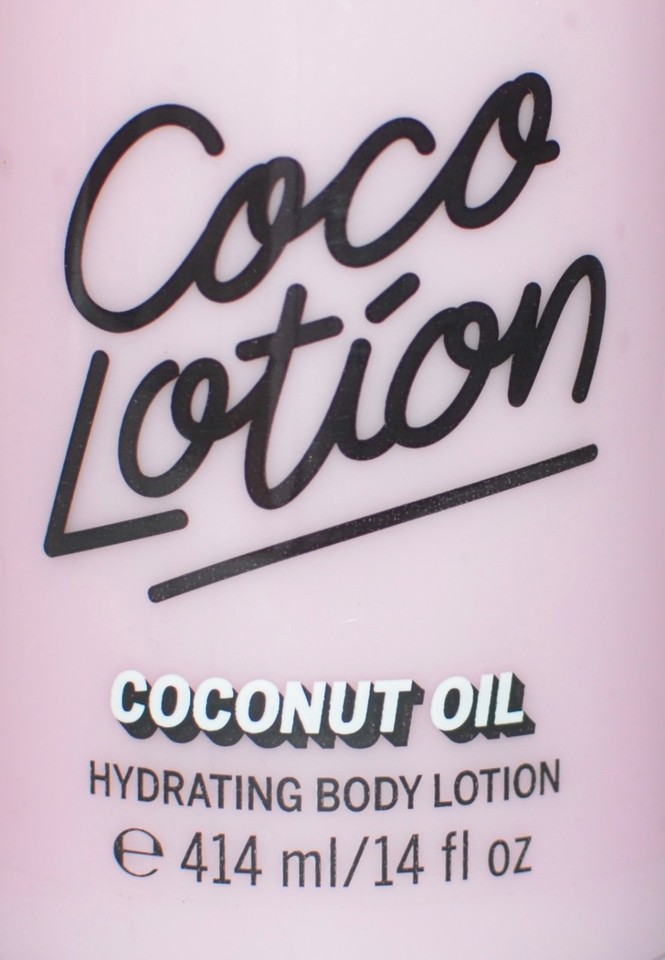 VICTORIA'S SECRET PINK COCO LOTION BODY HAND CREAM 14 OZ COCONUT OIL ...