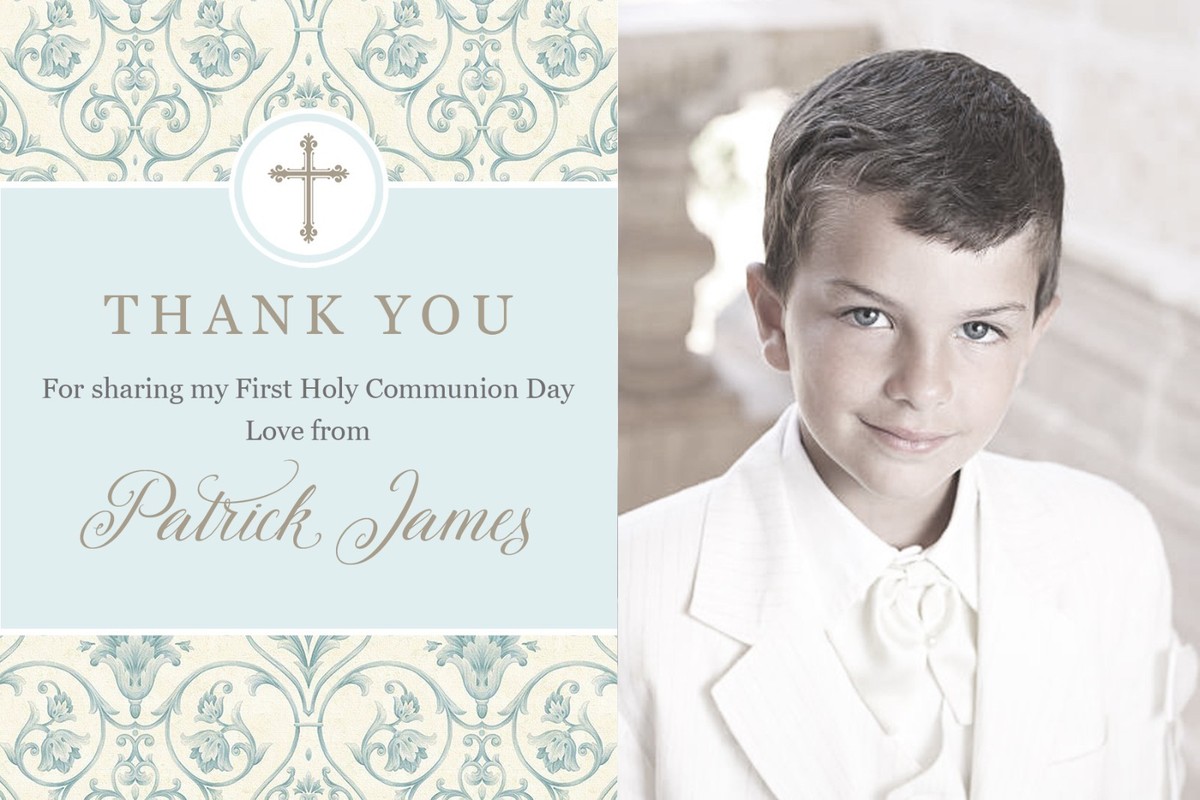 Holy Communion Thanks Cards Baptism, Communion, And Confirmation