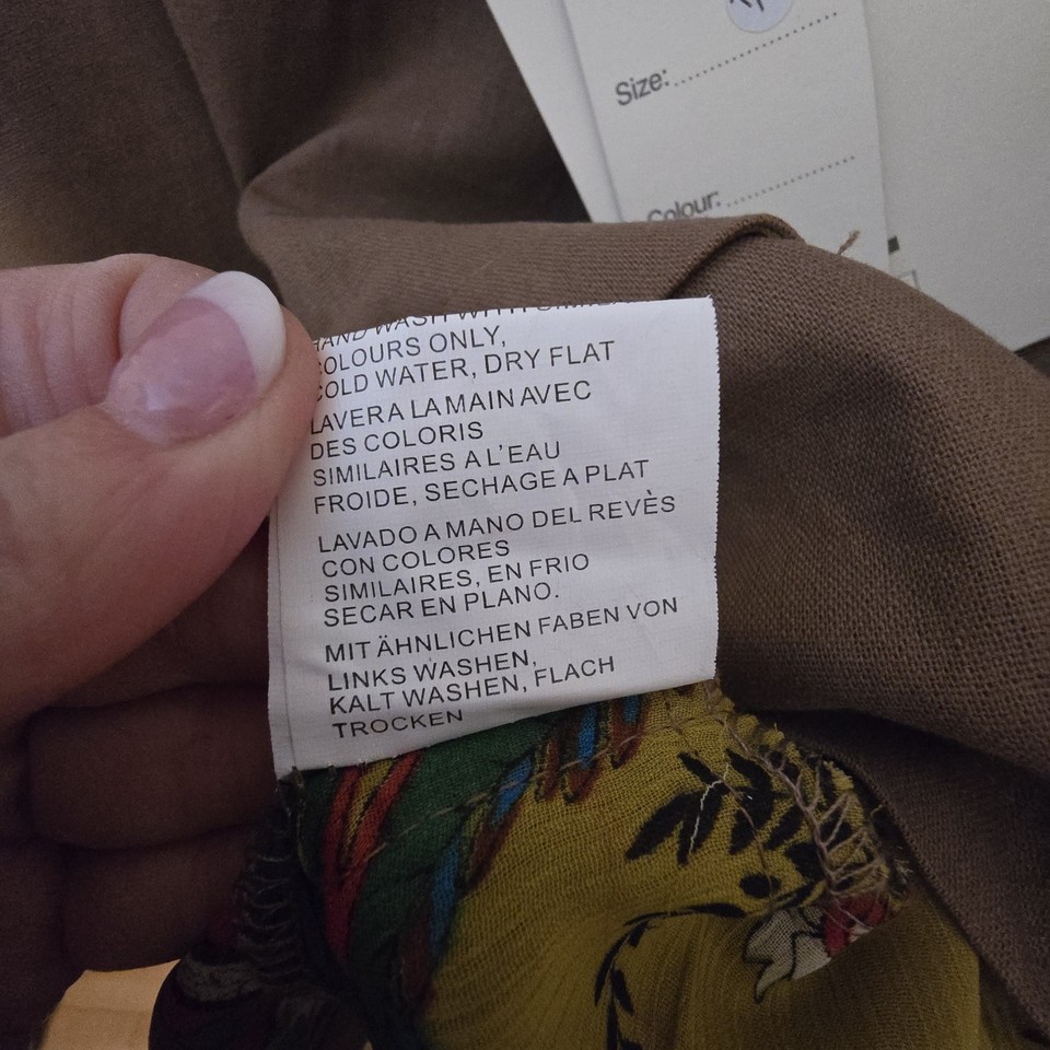 Neslay Paris NWT Womens Oversized Top L XL Cut Outs Charms Lagenlook ...