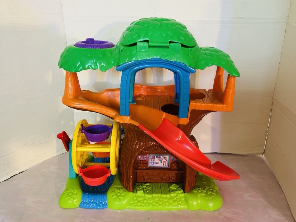 Playskool Weebles Wobble Musical Treehouse + 3 Figures & 1 Car 2004 ...