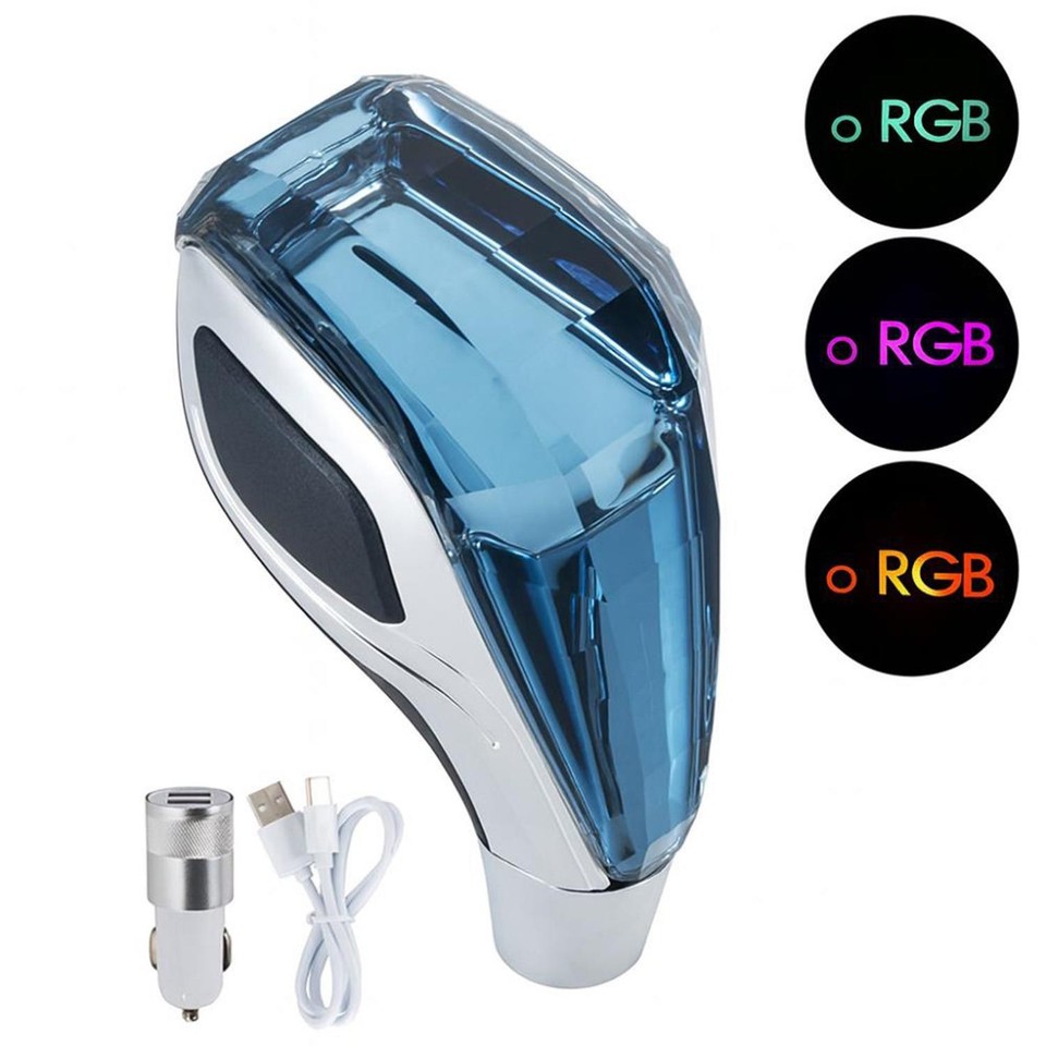 Car Universal Crystal Gear Shift Knob For Toyota & For Lexus with LED ...