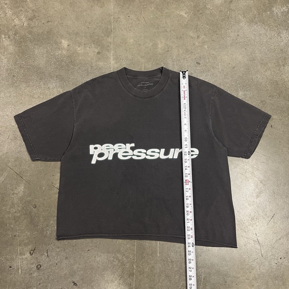 Drake Peer Pressure Shirt Mens L It’s All A Blur Tour Concert Tee Rap ...