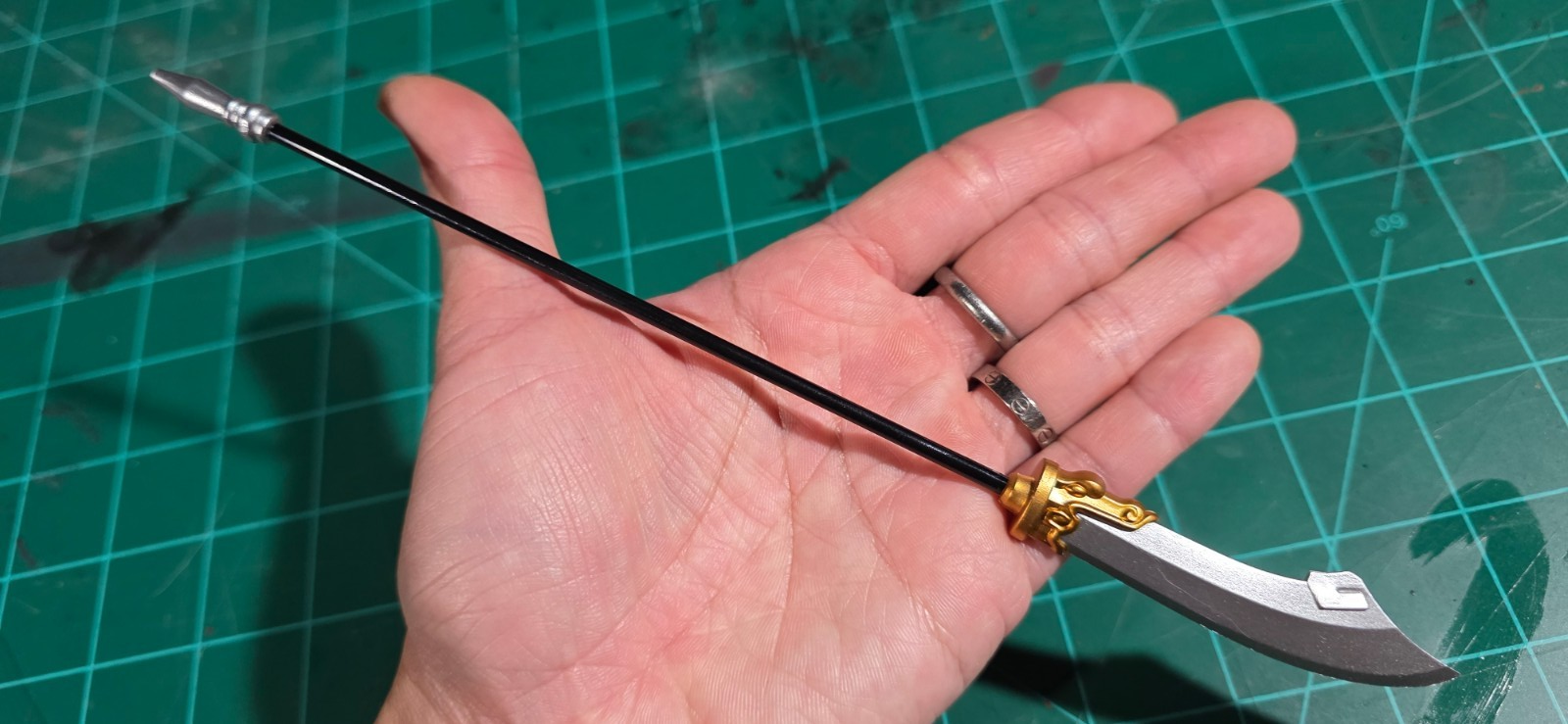 1/12 scale weapon - Chinese Spear halberd | eBay