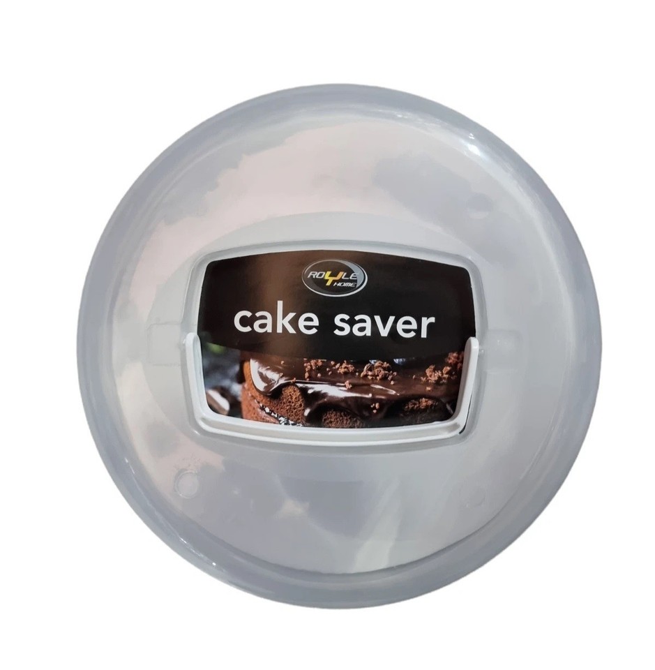 Cake Storage Box Round Plastic Transporting Travel Carry Container For ...
