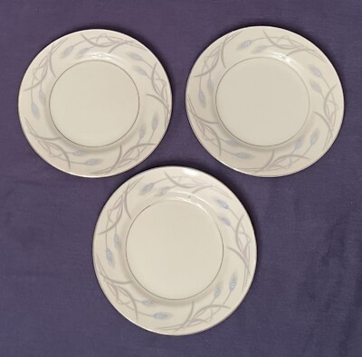 Set of 3 Valmont China Royal Wheat Bread And Butter Plates. Good ...