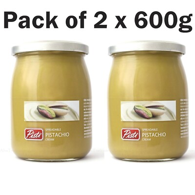 Pisti Sicilian Pistachio Cream Spread Baking Spreadable Smooth Paste ...