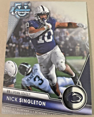 2023 Bowman Chrome University 114 Nick Singleton Rookie Penn State ...