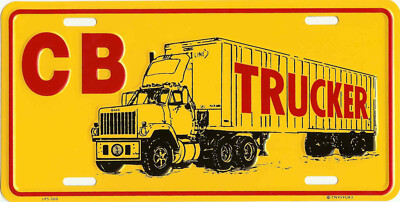 CB TRUCKER TRUCK METAL LICENSE PLATE AUTO TAG #300 | eBay