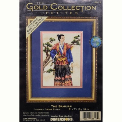 Rare Dimensions Cross Stitch Kit The Samurai 6813 | eBay