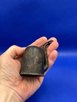 Very Small London Dome Antique Ear Horn Hearing Aid Brass Gutta Percha ...