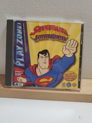 Playzone! - Superman Activity Center (CD-ROM, PC, 1997) COMPLETE w ...