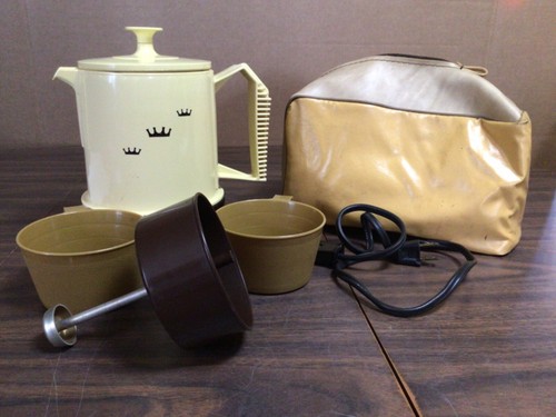 Vintage MCM Regal Poly Perk Coffee Pot Percolator 2-4 Cup Yellow ...