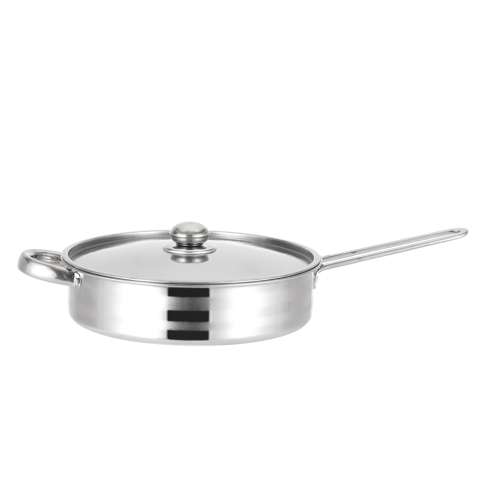 12PC STAINLESS STEEL INDUCTION HOB CASSEROLE POT SAUCEPAN COOKWARE ...