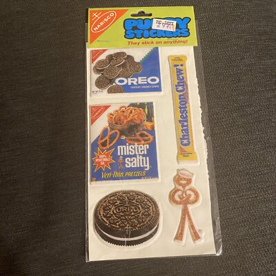Vintage Nabisco Puffy Stickers 1982 Gordy International Oreo NOS | eBay