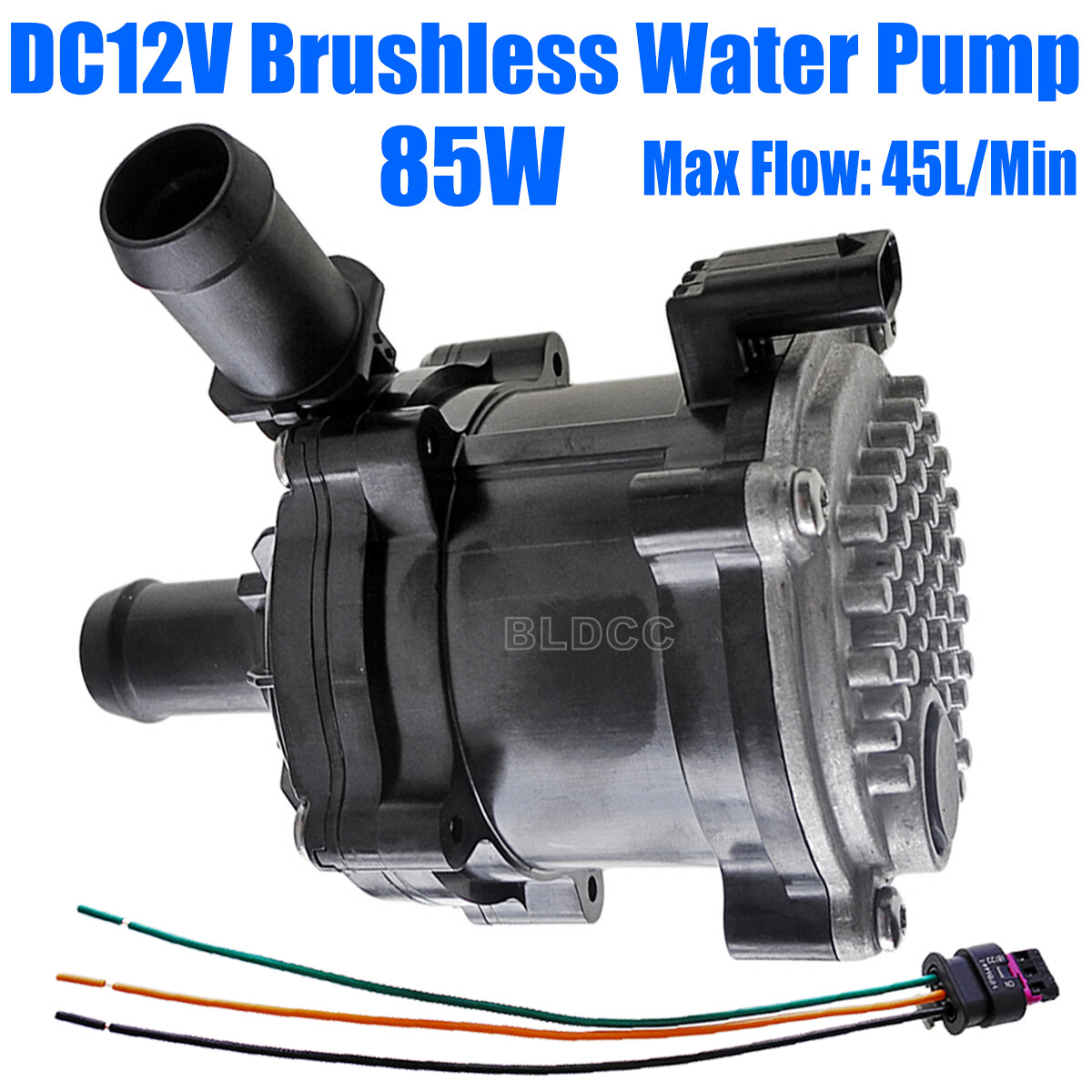 Engine Auxiliary Water Pump 60W 85W 90W 12V DC Brushless Car Coolant ...