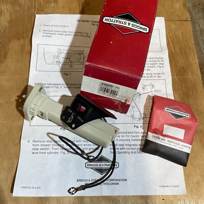 Genuine OEM Briggs and Stratton 496605 Engine Motor Oil Guard Kit | eBay
