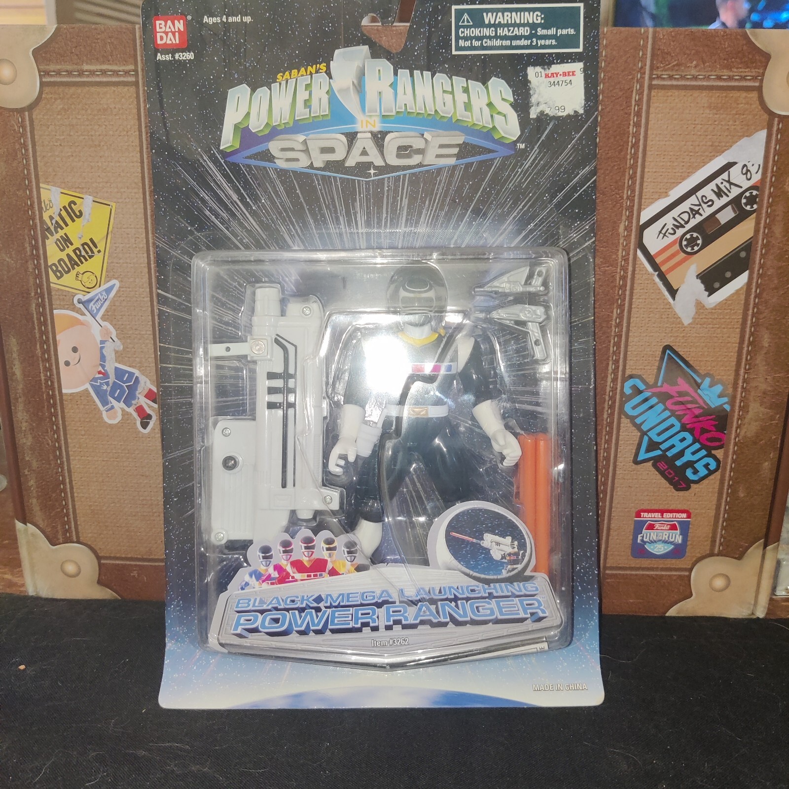 Power Rangers in Space black Mega Launching Ranger New Factory Sealed ...