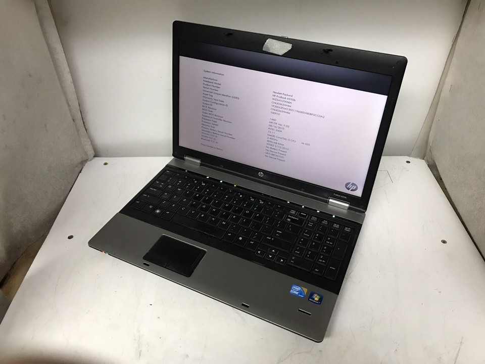 HP ProBook 6550b 15.6in. Intel Core i5 CPU M450 @ 2.40GHz | eBay
